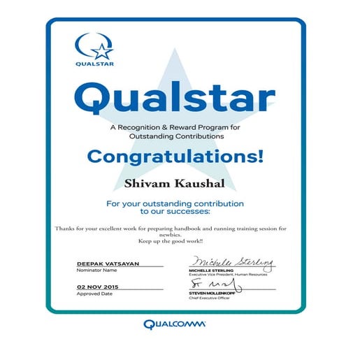 QUALSTAR2 | PDF