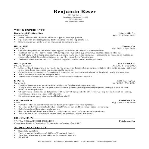 Jeff Brehmer Resume 2016 Sales | DOCX