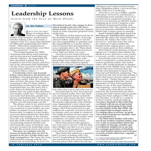 Jim Collins Leadership Lessons Pdf