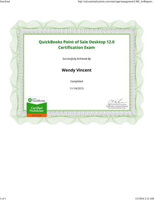 2012 QuickBooks Pro Certificate.PDF