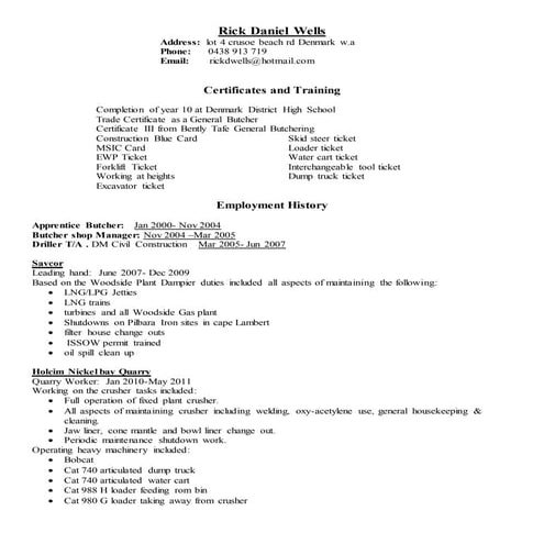 RICK RESUME 15 | DOCX