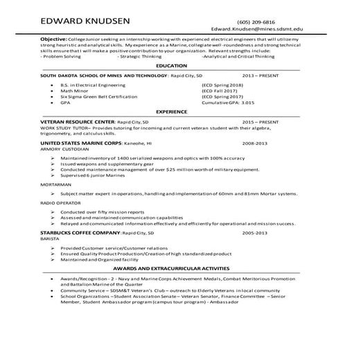 Ed Knudsen Resume | DOCX