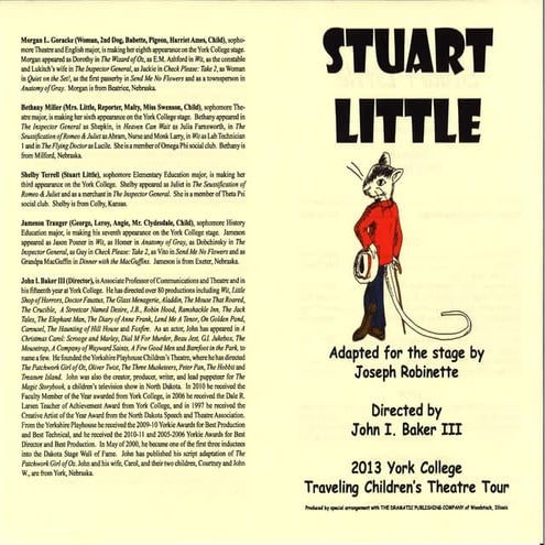 Stuart Little Program | PDF