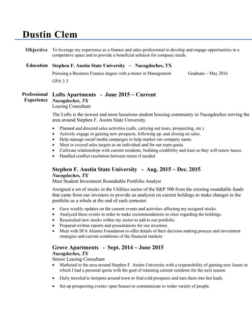 Final resume | PDF