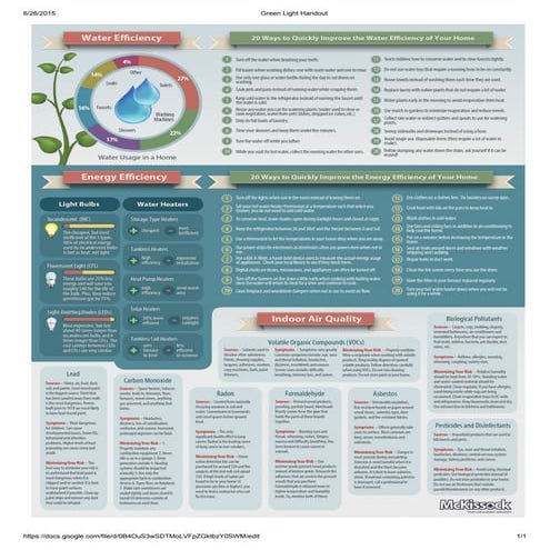 Green Light Handout | PDF