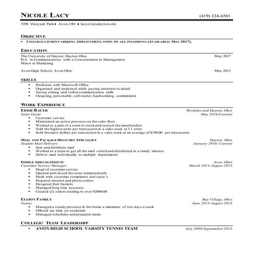Alan Miller Resume | DOC