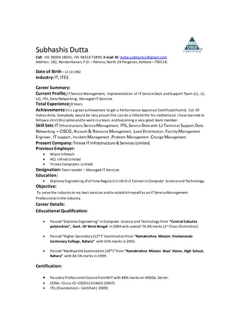 puja resume | DOCX | Computer Networking | Computing