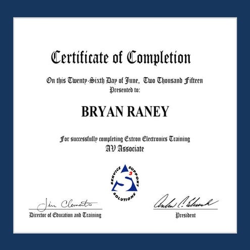 Bryan Raney Extron AV Associate June 26, 2015 | PPT