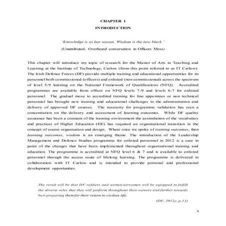 Master Body Text Dissertation Eoin McGeeney LMDS Experiences | DOCX