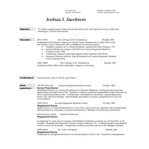 Joshua James Resume | PDF