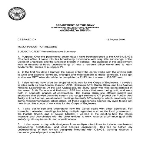 Ex Sum CDT Wendte | DOCX