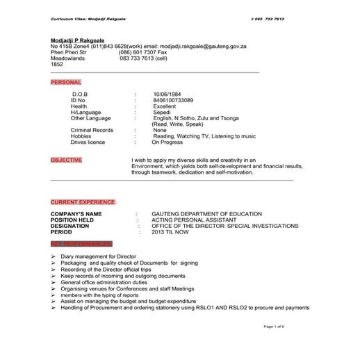 curriculum vitae full | DOCX