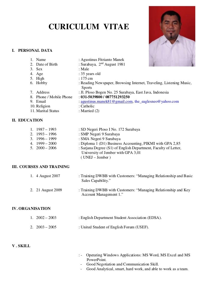 CURICULUM VITAE new 121116