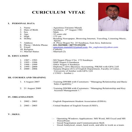 CURICULUM VITAE new 121116 | PDF