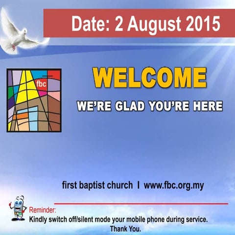 Fbcannounce2 august2015 | PPT