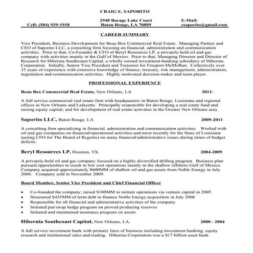 CES 2015 Resume | DOC