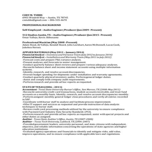 resume rawls 2 | DOCX