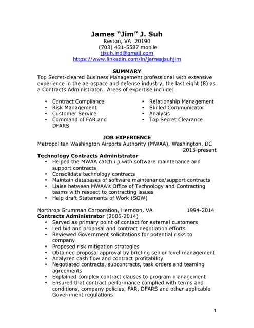 S J Costello Resume Mar 2016 | PDF
