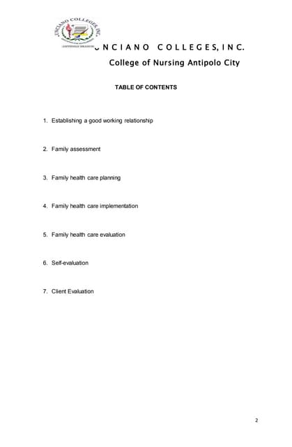 Family Folder Format Pdf