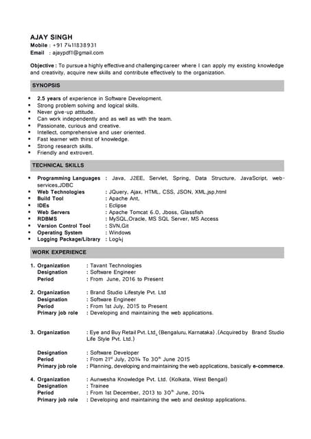 Devashish Resume0.6 | PDF