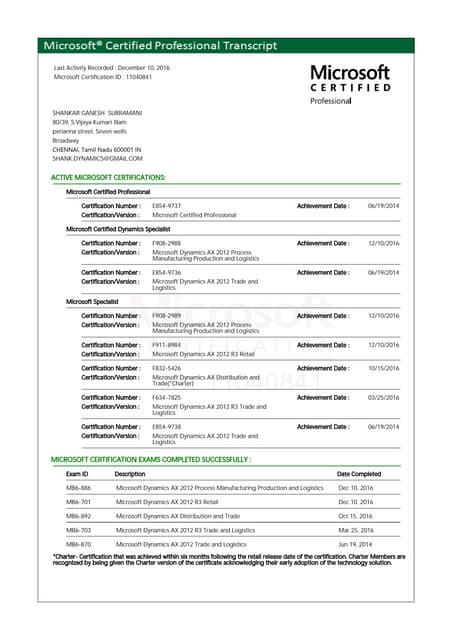 MicroSoft Certification.PDF