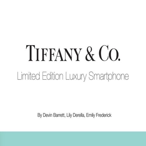 Tiffany and Co project (3) | PDF