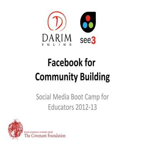 Facebook for Community Building | PPT