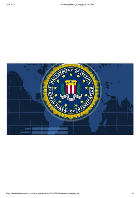 Fbi Logon Screen