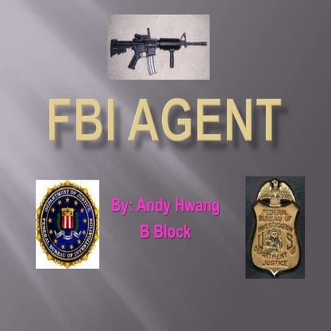 FBI Agent Powerpoint | PPT