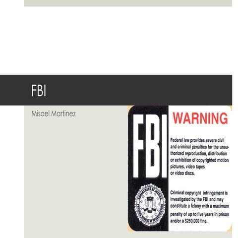 Fbi powerpoint | PPTX