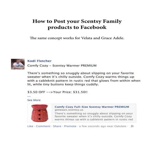 Fb product posting | PDF