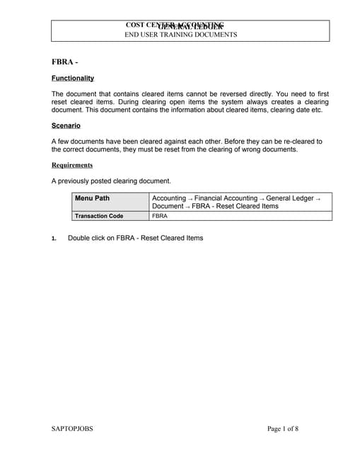 Fb08 how to reverse a document in sap t code | DOCX