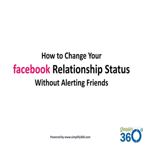 FB Relationship Status | PPT