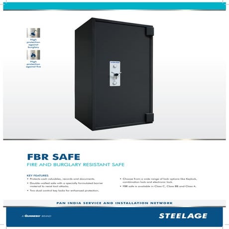 FBR Safes: Highest Protection for Your Valuables | PDF