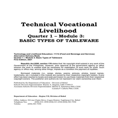 FBS-week-3 Basic Types of Tableware.docx