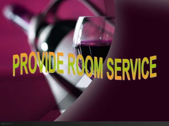 Sequence of Service Room Service | PPT