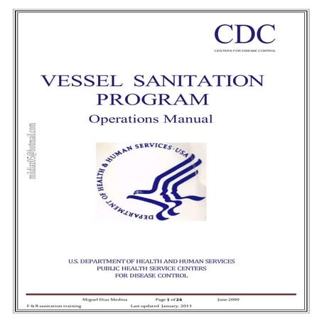 Vessel sanitation program | DOCX