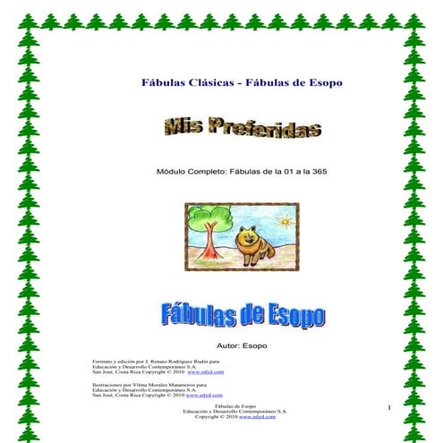 Fábulas de Esopo PARA LOS NIÑOS DE PRIMARIA | PDF