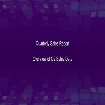 Quarterly Monthly Report Presentation 2023 | PPTX