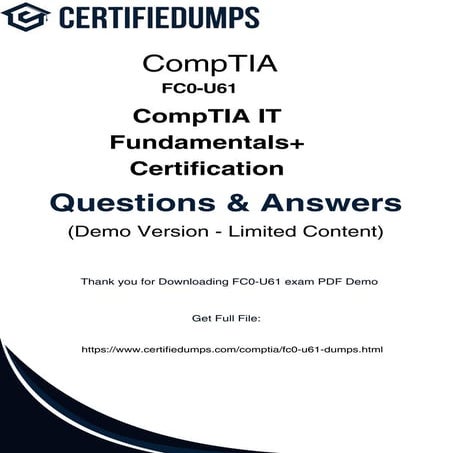 Your 2025 Roadmap to Passing the FC0-U61 Exam on the First Attempt | PDF