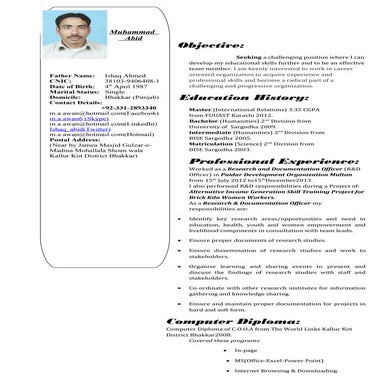 Alfred's Updated Résumé | PDF