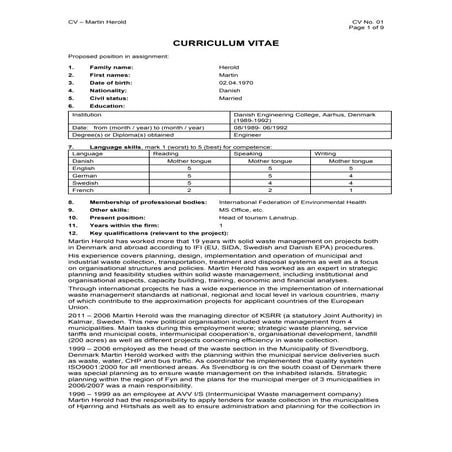 CV Martin Herold | PDF