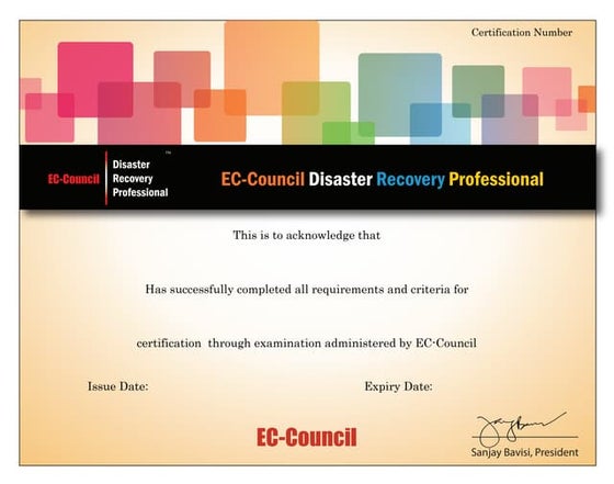 ECC-Certificate ECSA | PPT