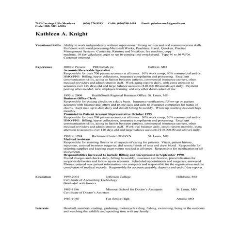 Lilac Alencaster Resume | DOCX