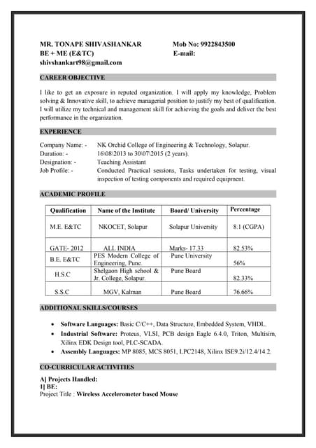 Marthu RESUME-look | PDF