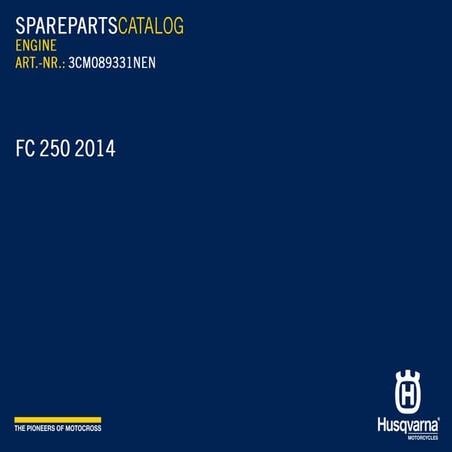 Fc 250 2018 moteur | PDF