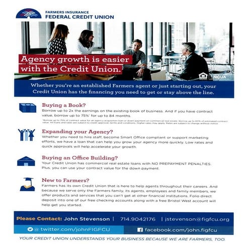 Associate agent/ Agency Ownership with Farmers Insurance | PDF