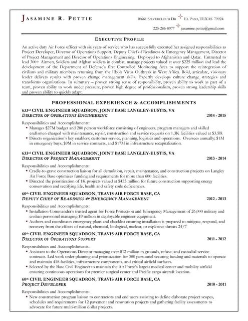 J Ewing Project Manager III Resume | DOCX | Civil Engineering Industry ...