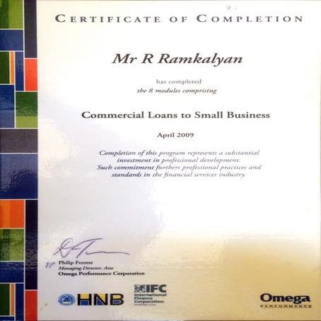 OMEGA Certificate | PDF