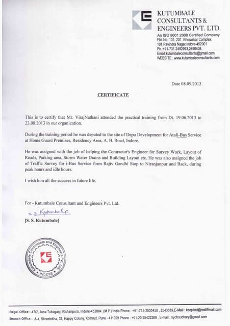 Hablani_Certificate | PDF